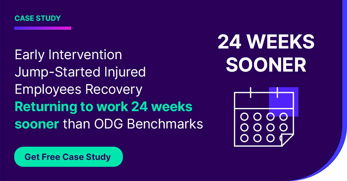 Telephonic Case Manager Coordinates Early Return to Work | Enlyte